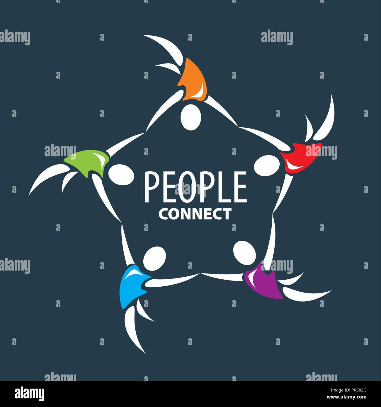 vector logo people Stock Vector Image & Art - Alamy