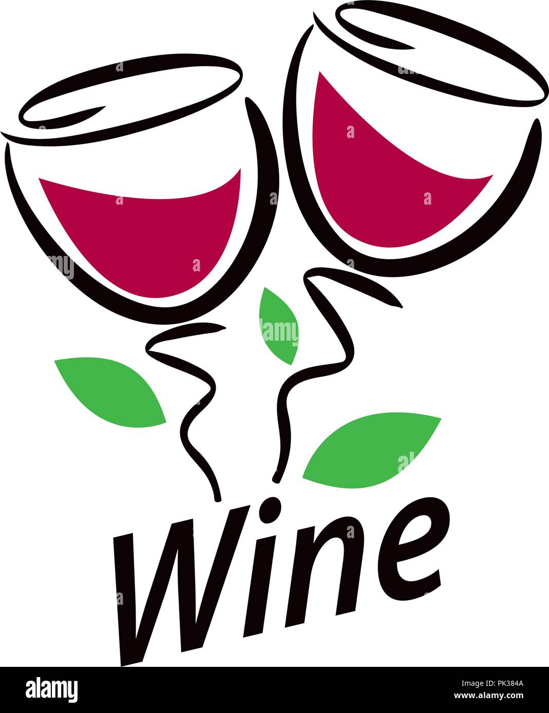 vector wine logo Stock Vector Image & Art - Alamy