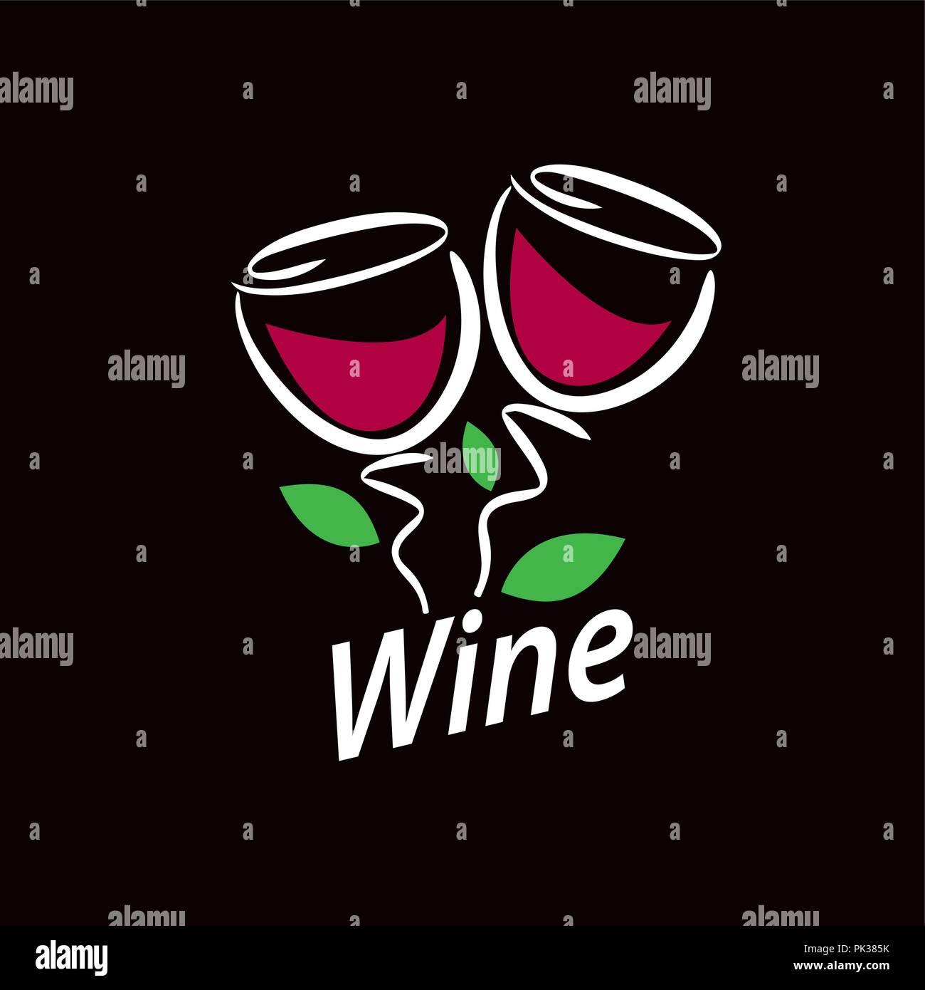 vector wine logo Stock Vector Image & Art - Alamy
