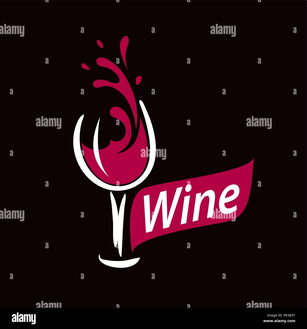 vector wine logo Stock Vector Image & Art - Alamy