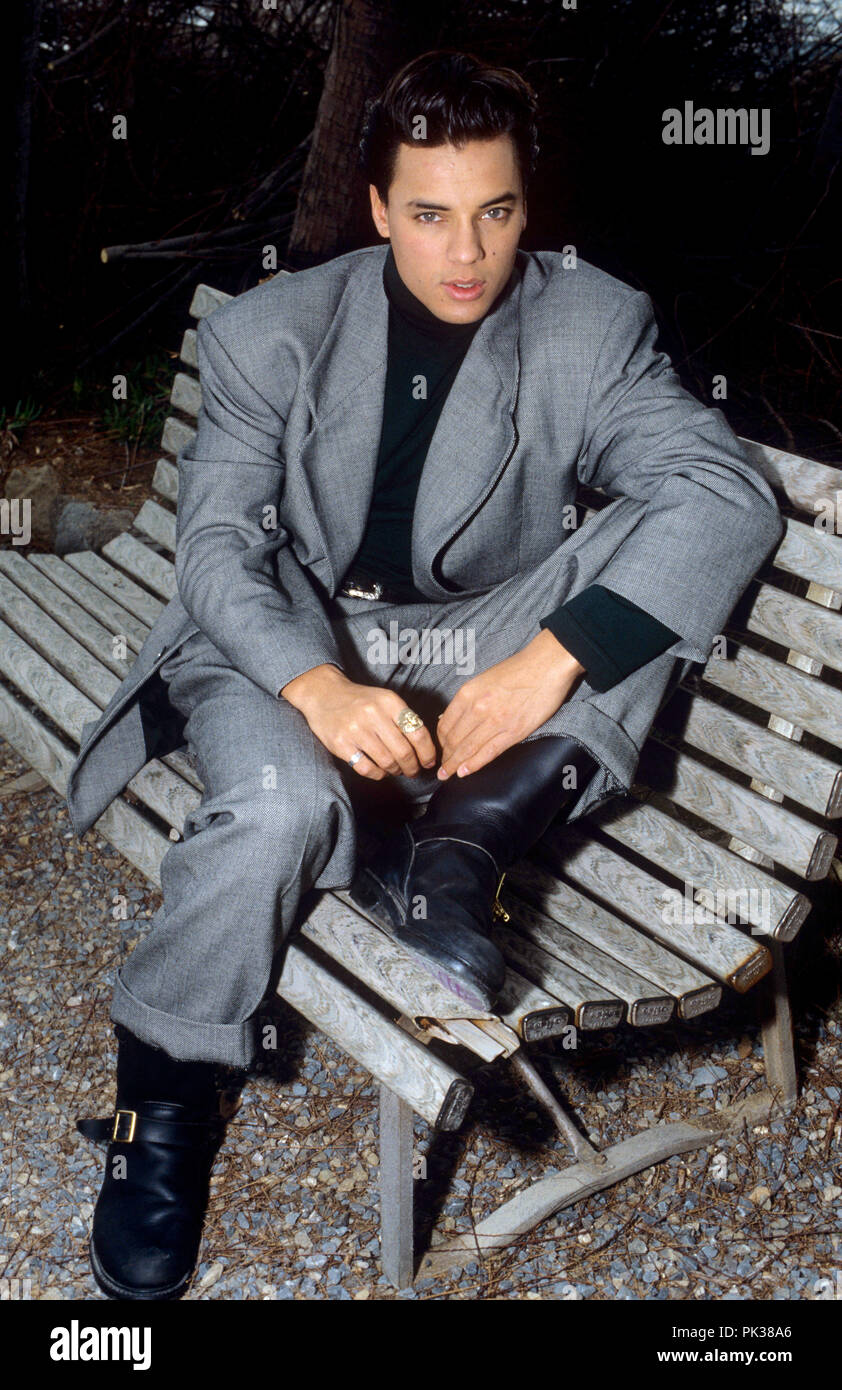 Nick Kamen on 07.02.1987 in Sanremo / San Remo. | usage worldwide Stock ...