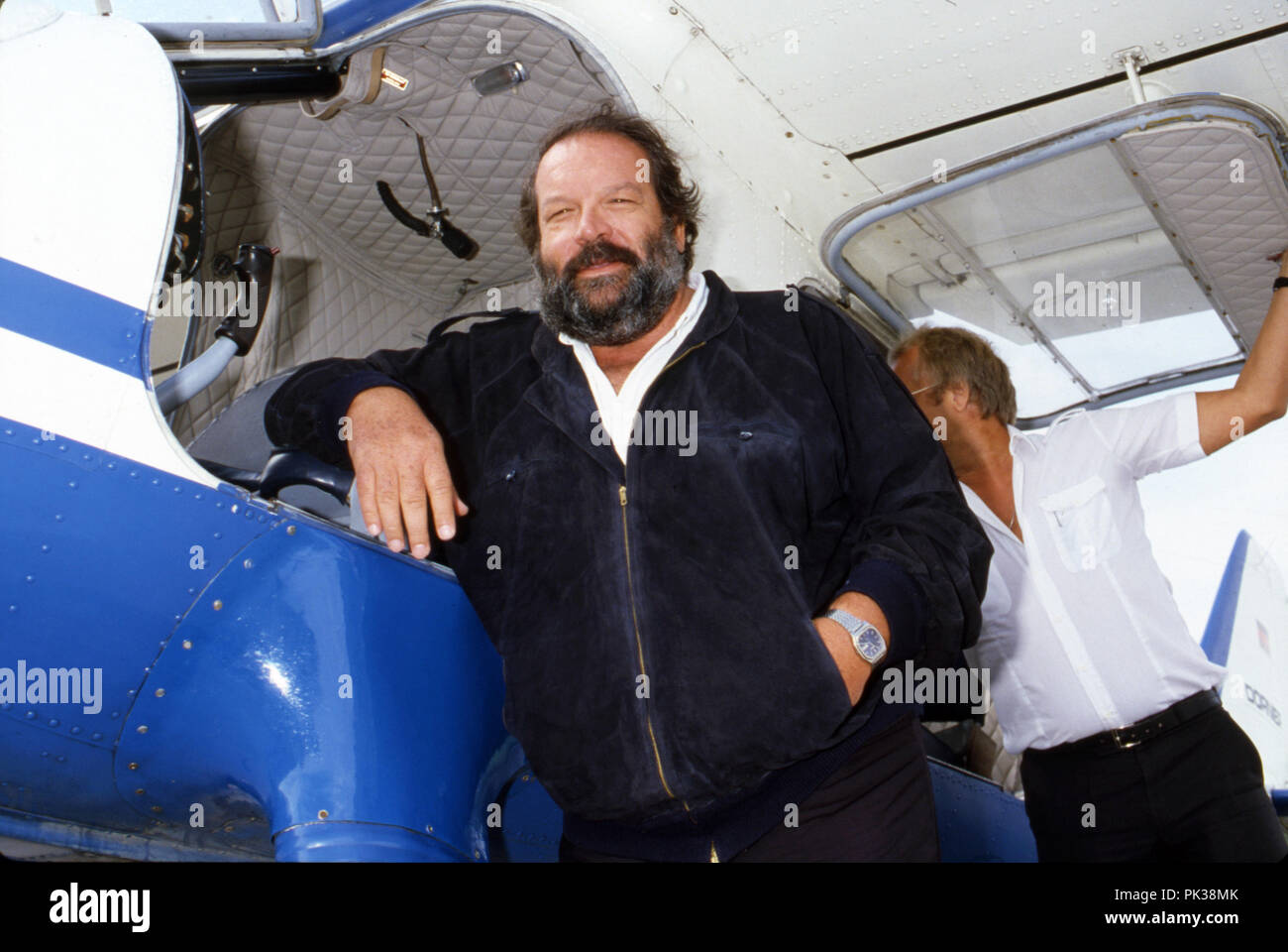 Italian actor Bud Spencer in 1987. | usage worldwide Stock Photo - Alamy
