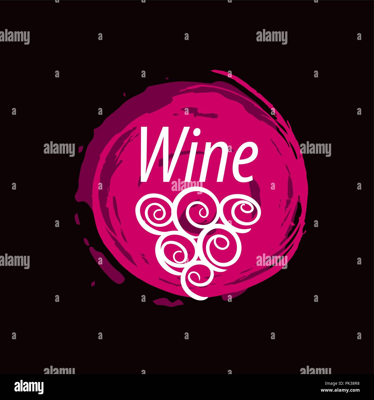 Wine logo imprint Stock Vector Image & Art - Alamy