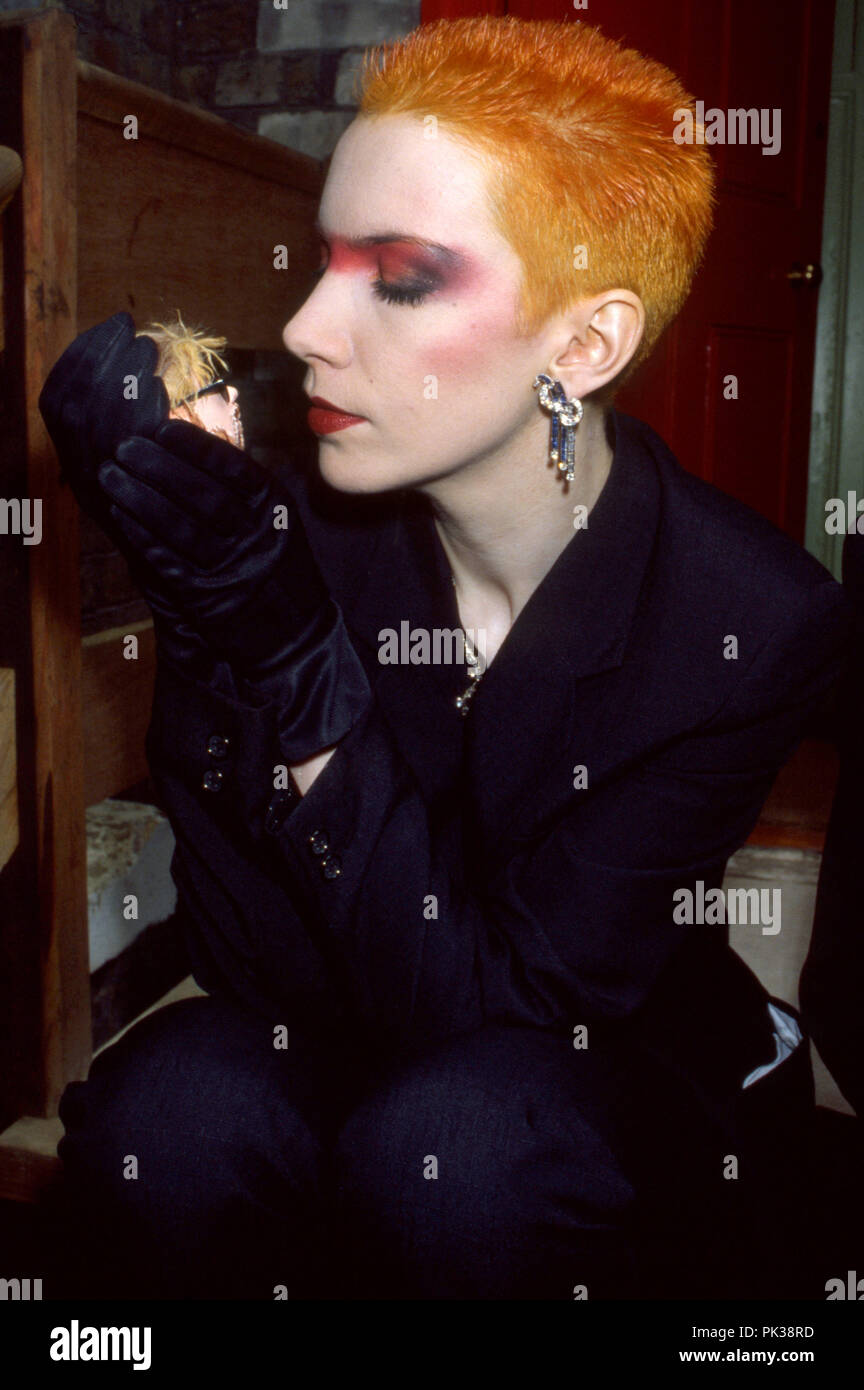 British music duo Eurythmics (Annie Lennox and David A. Stewart). In ...
