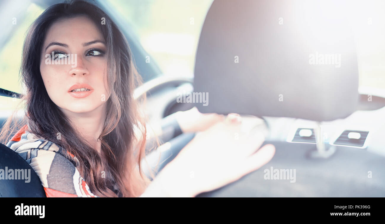 Woman driving test upset hi-res stock photography and images - Alamy