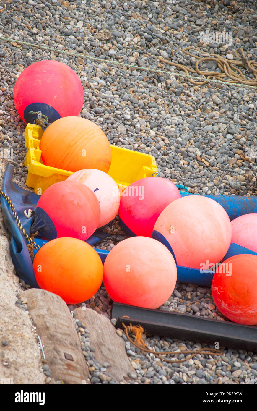 Fishing net floats hi-res stock photography and images - Alamy
