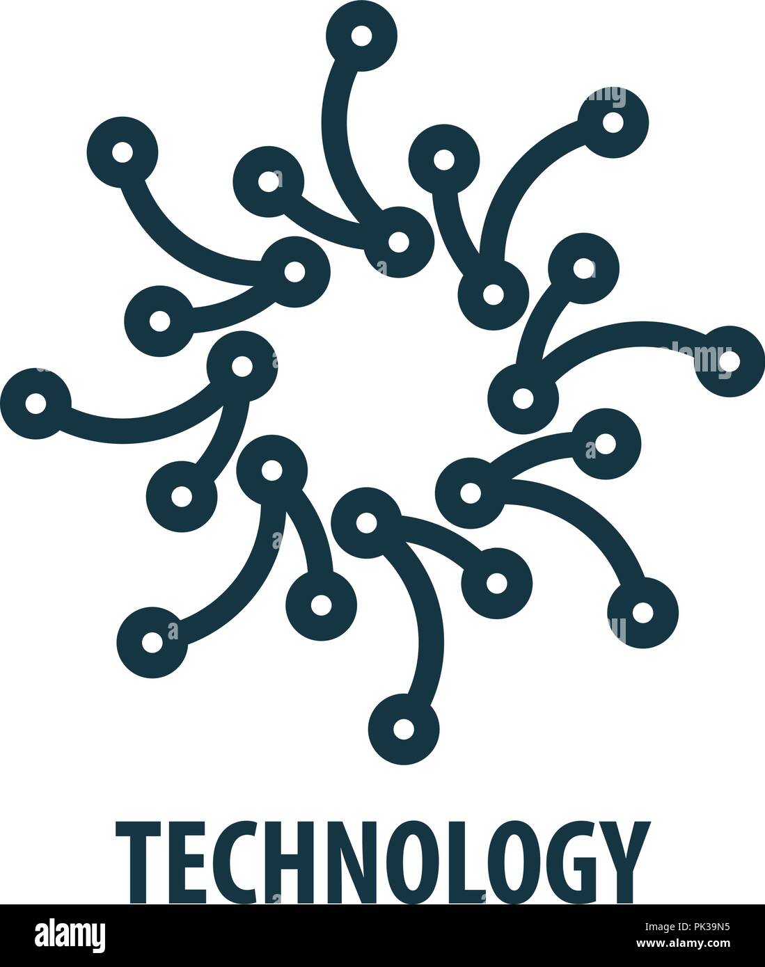 vector logo technology Stock Vector Image & Art - Alamy