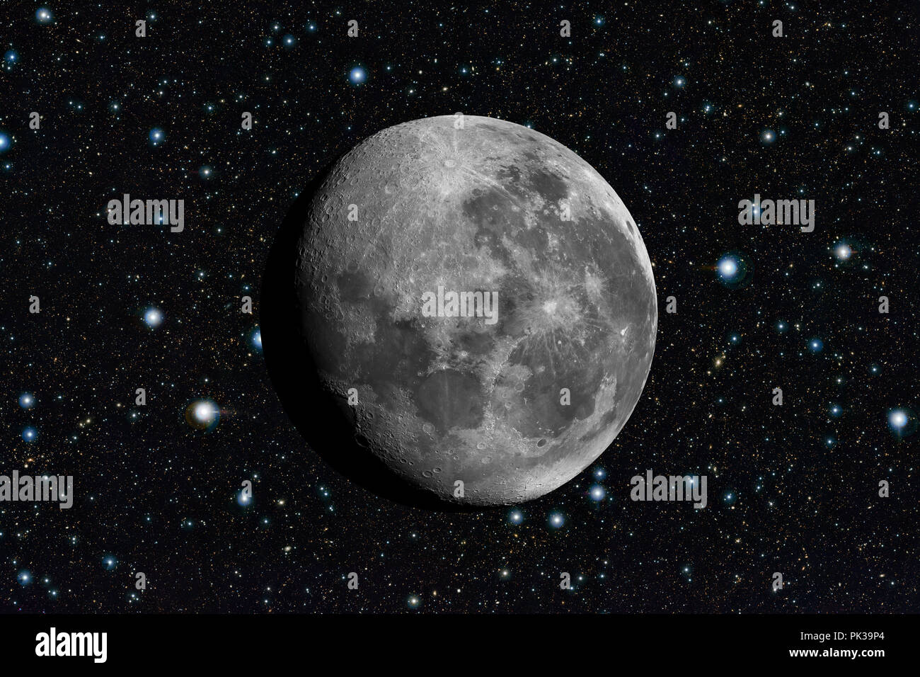 Moon in space hi-res stock photography and images - Alamy