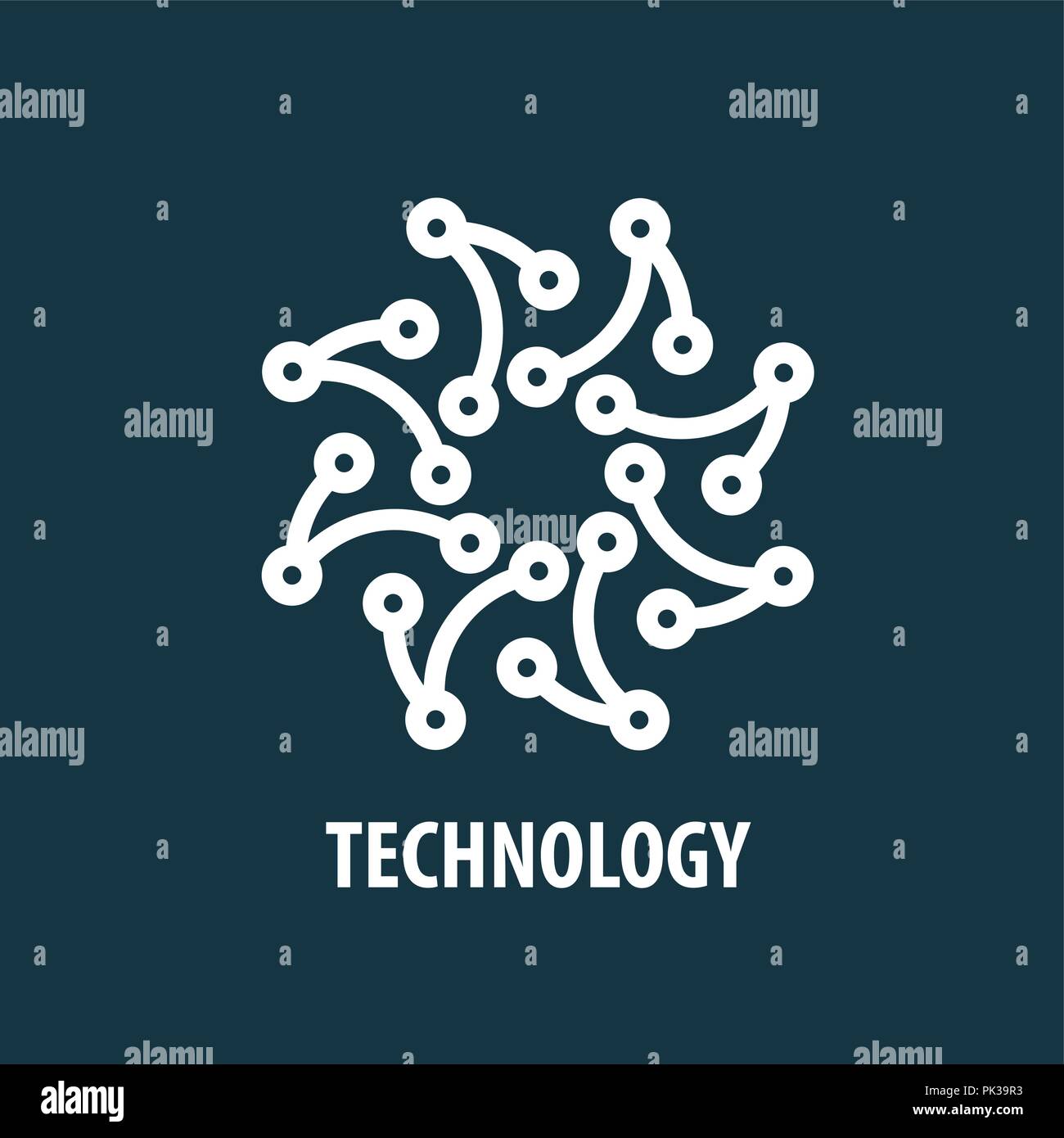 vector logo technology Stock Vector Image & Art - Alamy