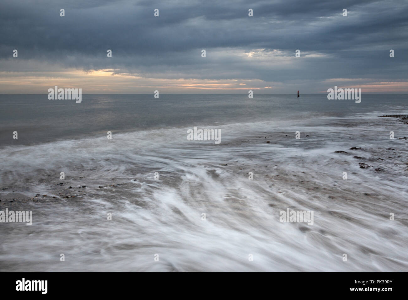 Sunrise at Cart Gap, Eccles on the Norfolk Coast, UK Stock Photo - Alamy