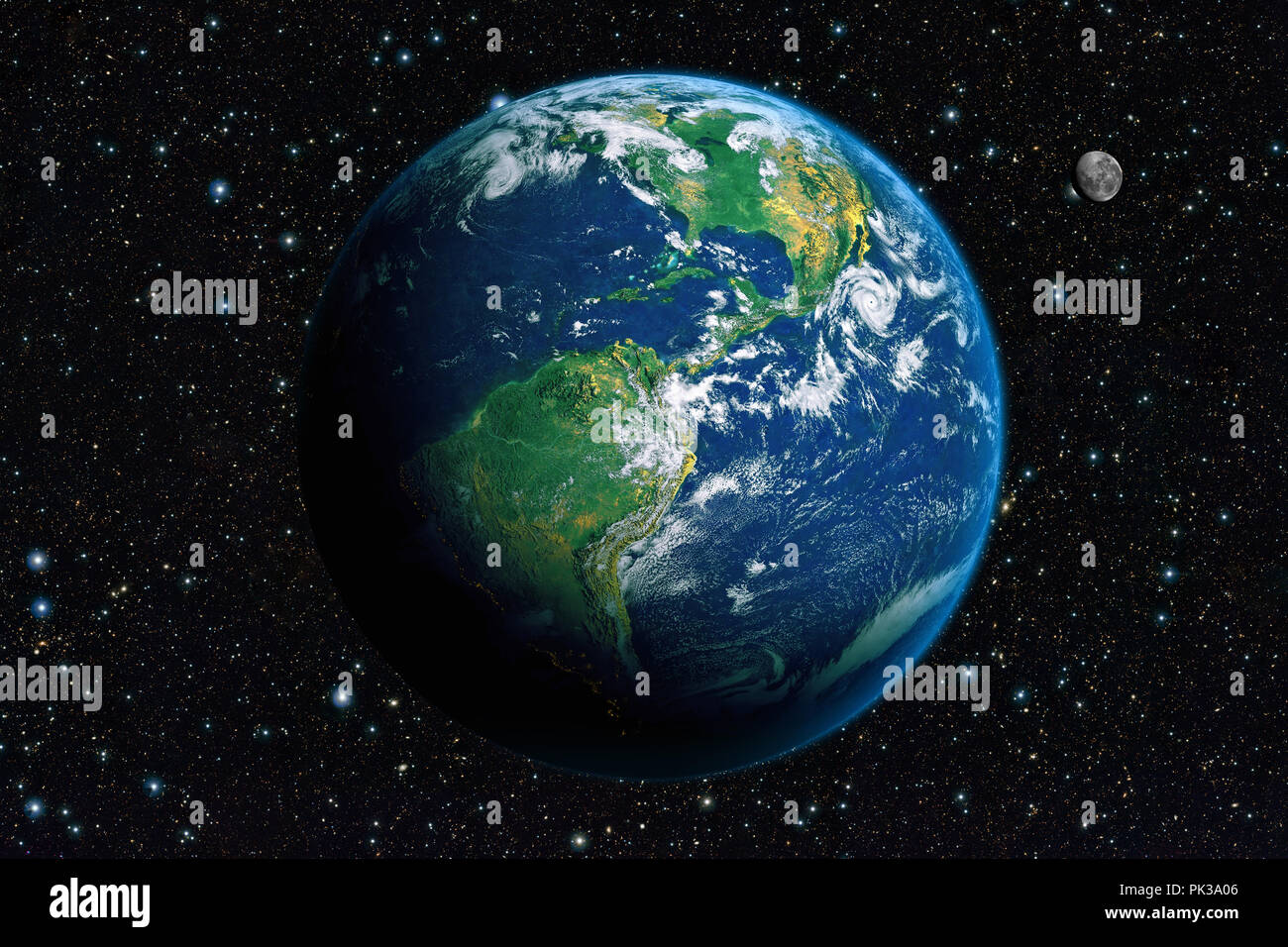 South america night satellite image hi-res stock photography and images ...