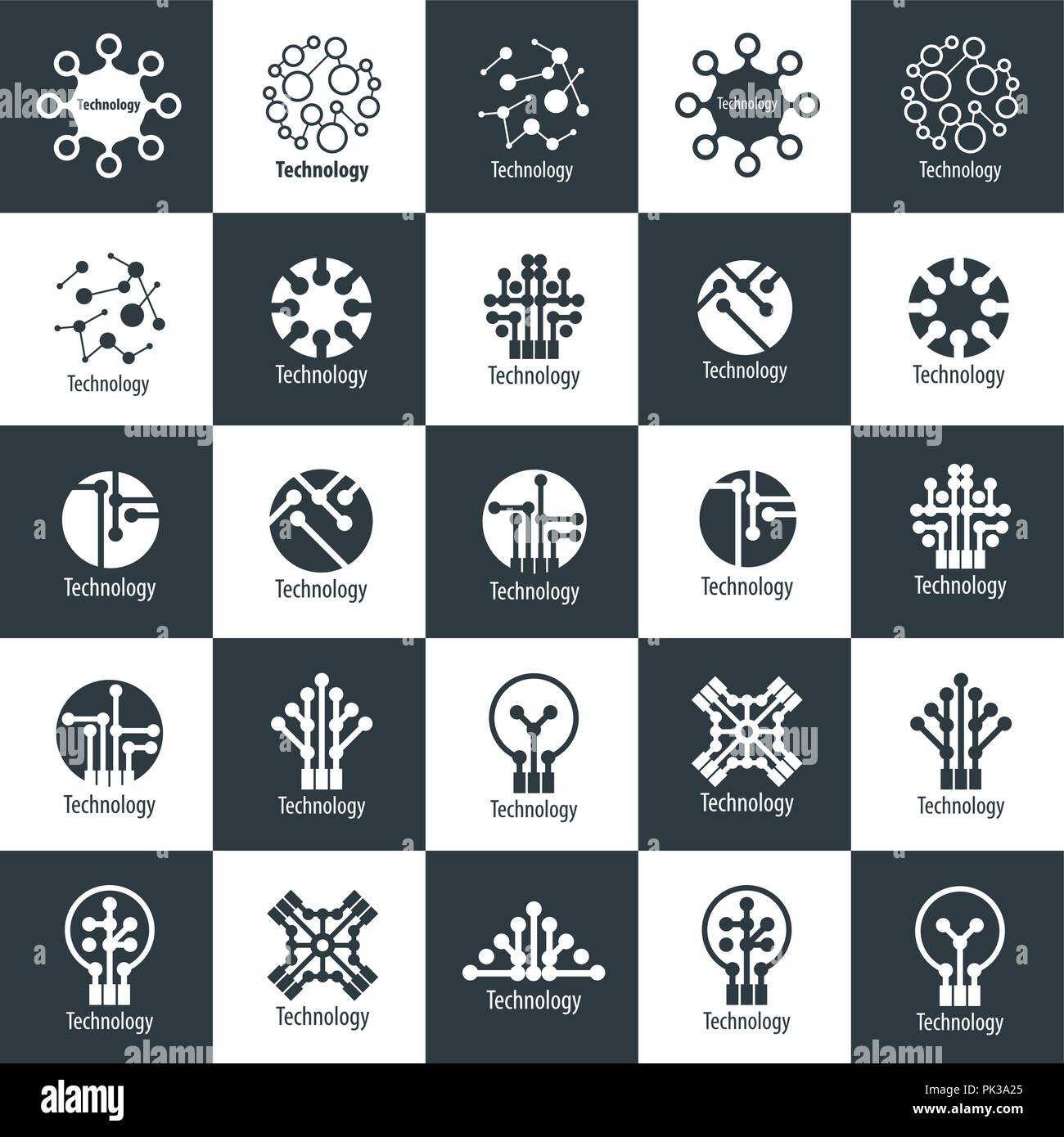 vector logo technology Stock Vector Image & Art - Alamy