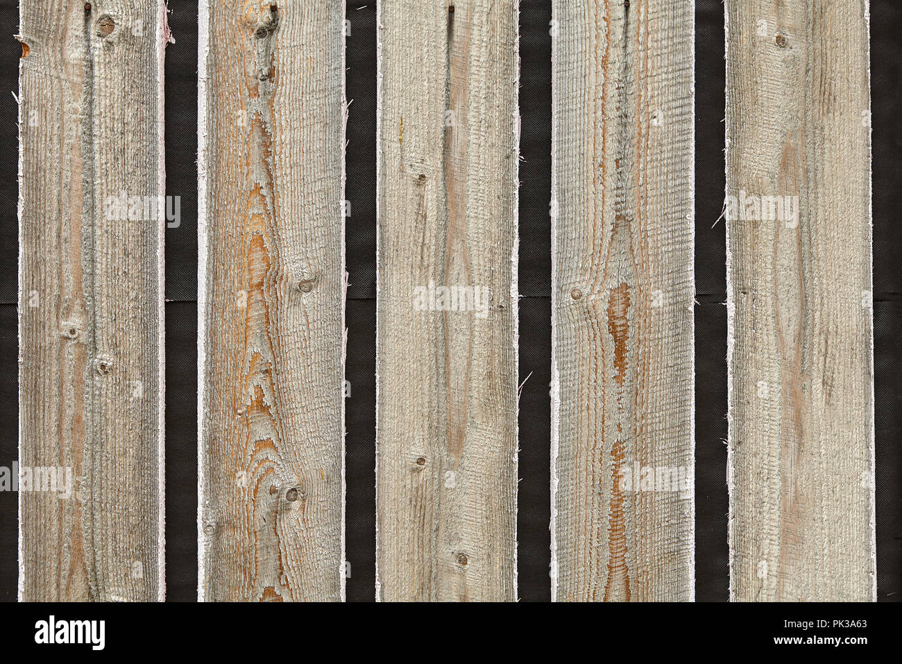 Surface of aged wooden walls without paint, texture for background ...