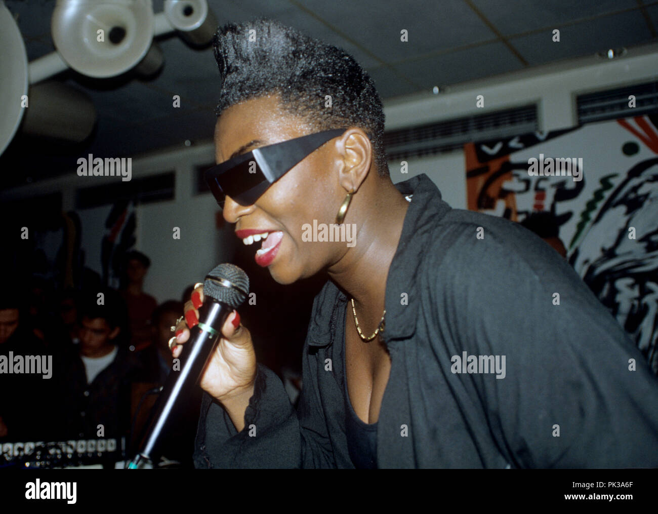 Adeva on 03.09.1989 in München / Munich. | usage worldwide Stock Photo ...