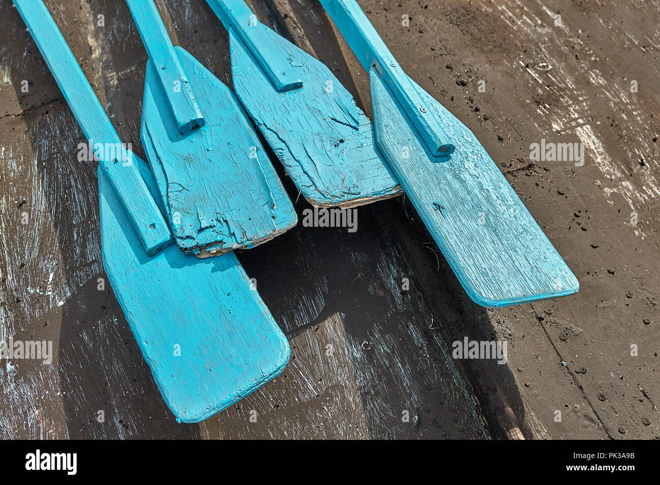 Many paddles hi-res stock photography and images - Alamy