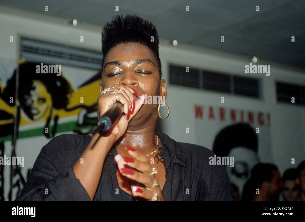 Adeva on 03.09.1989 in München / Munich. | usage worldwide Stock Photo ...