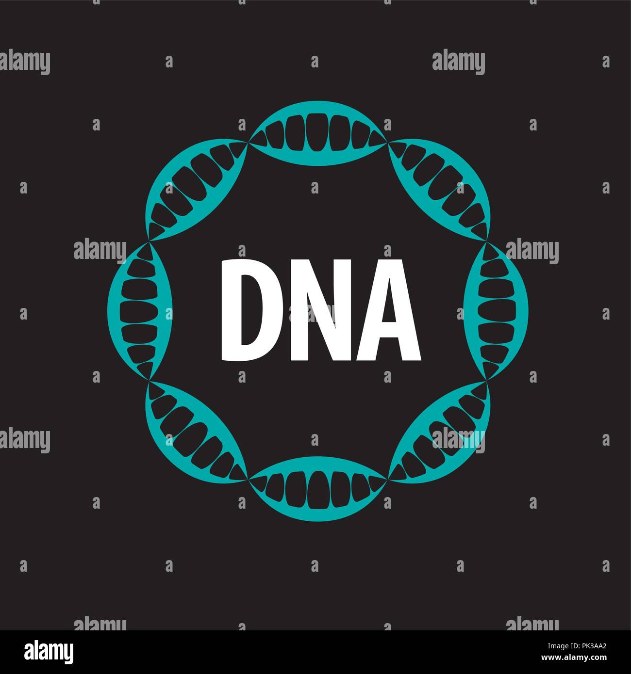 vector logo dna Stock Vector Image & Art - Alamy