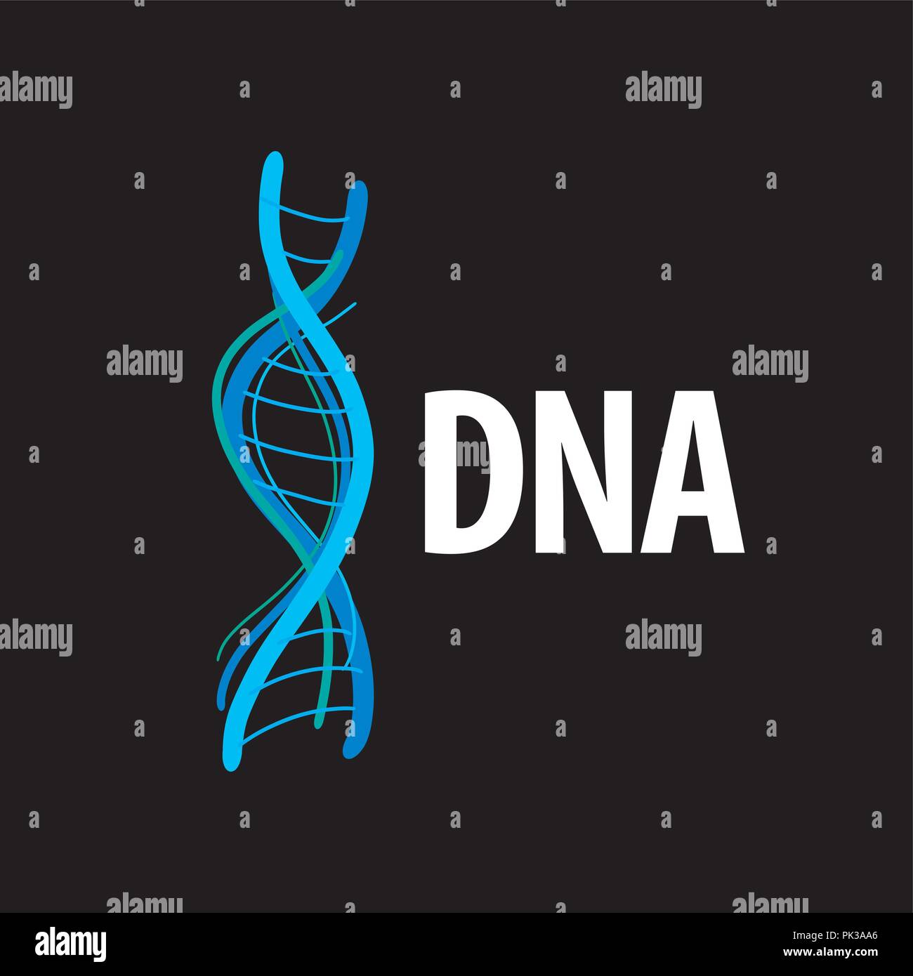 vector logo dna Stock Vector Image & Art - Alamy