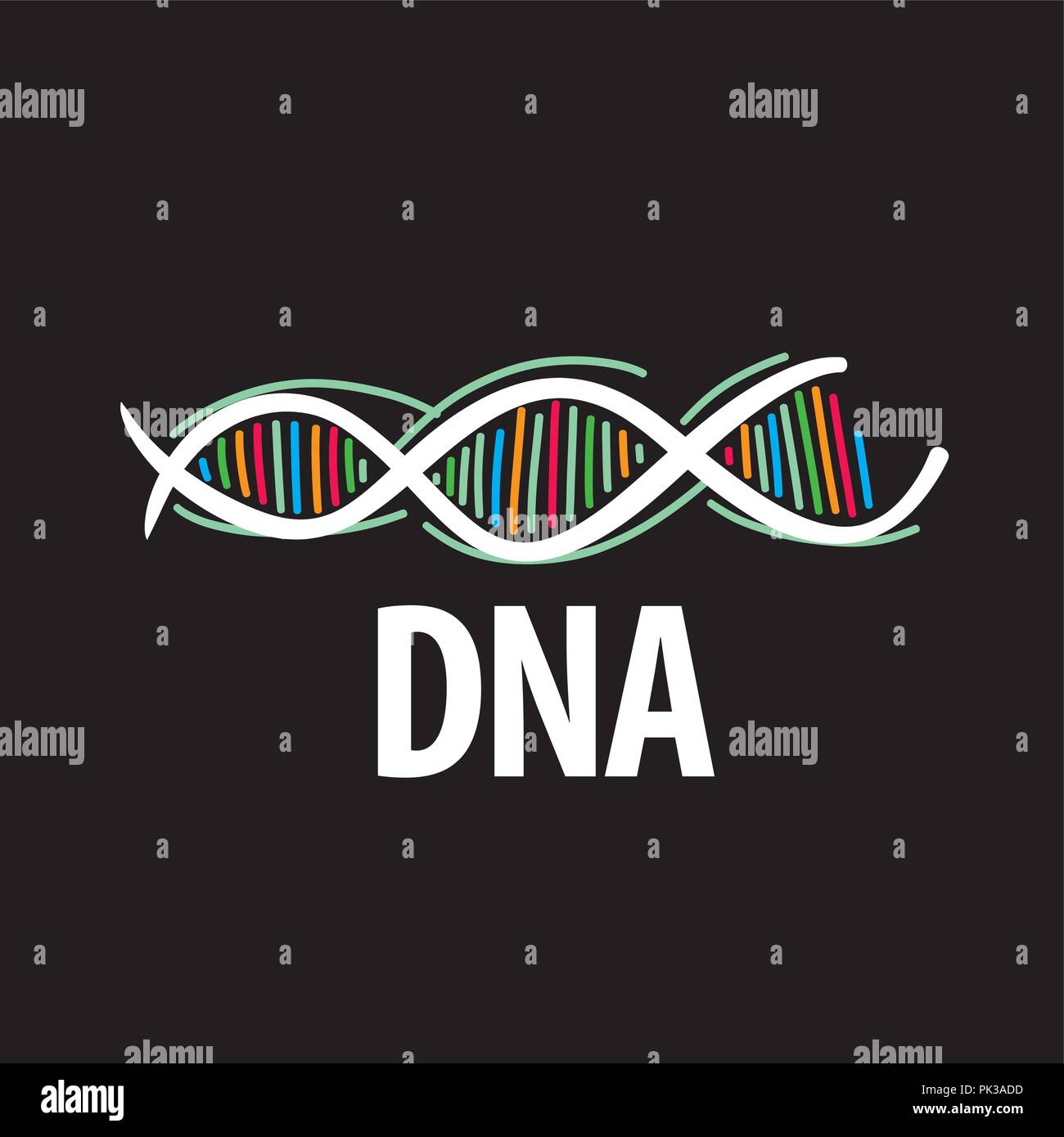 vector logo dna Stock Vector Image & Art - Alamy
