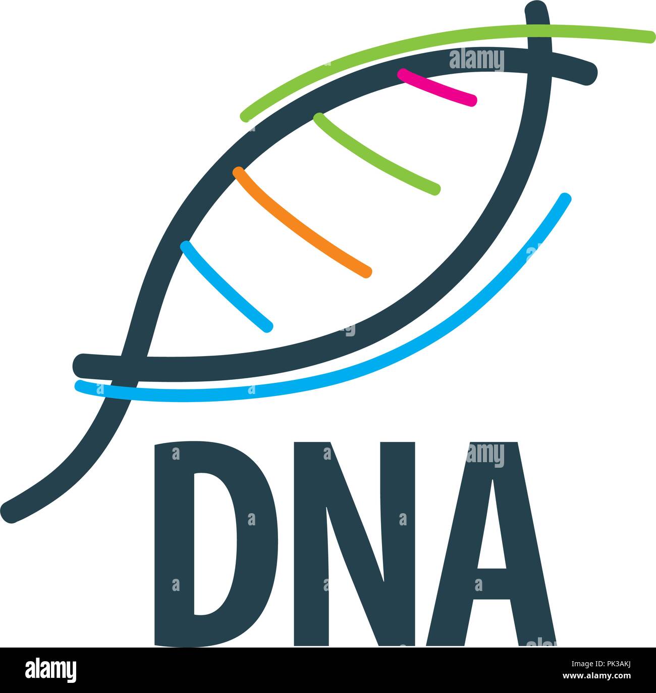 vector logo dna Stock Vector Image & Art - Alamy