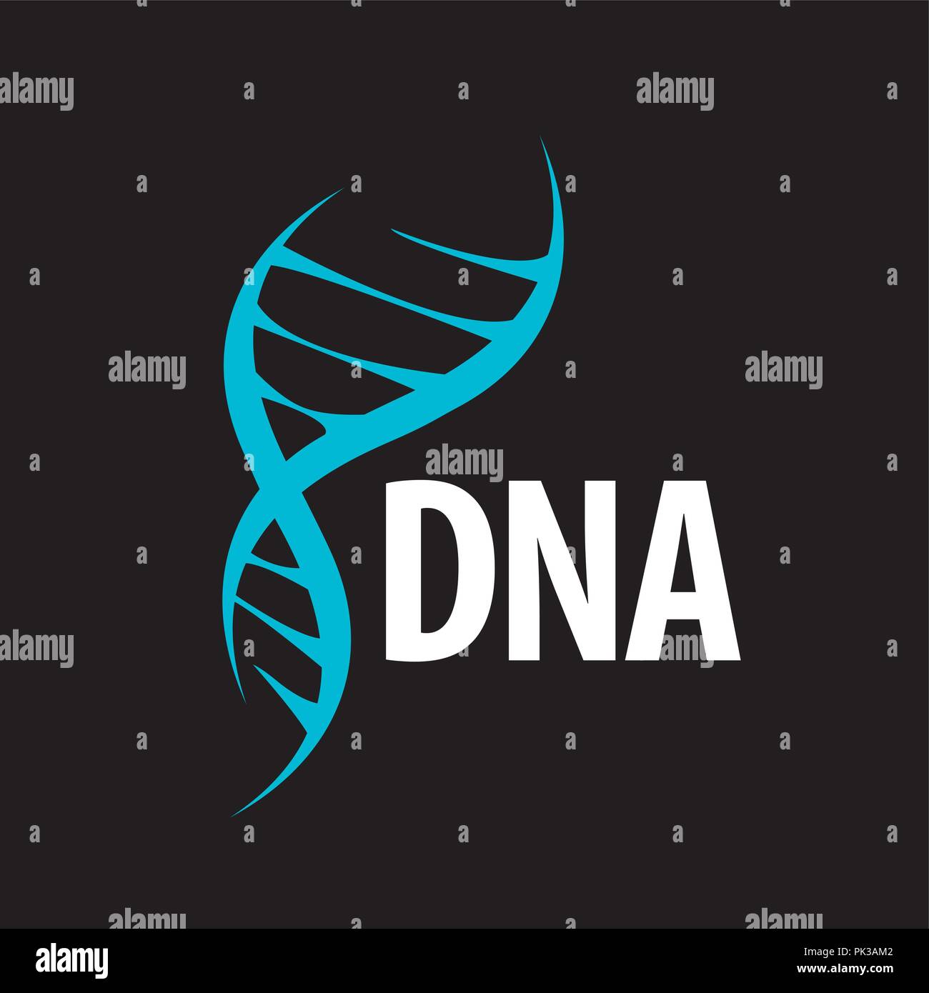 vector logo dna Stock Vector Image & Art - Alamy