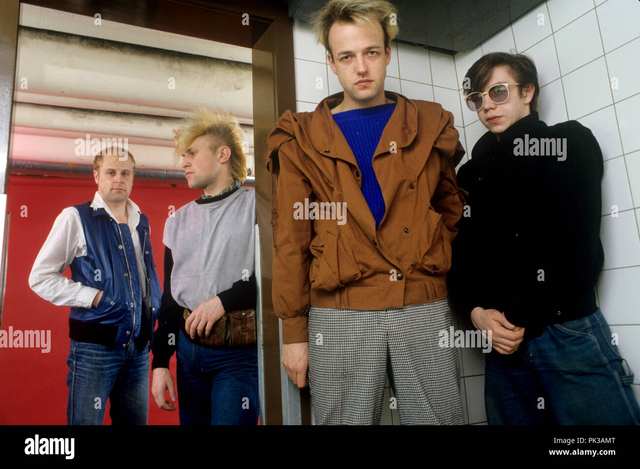 A Flock of Seagulls (l-r): Ali Score, Michael „Mike“ Score, Frank ...