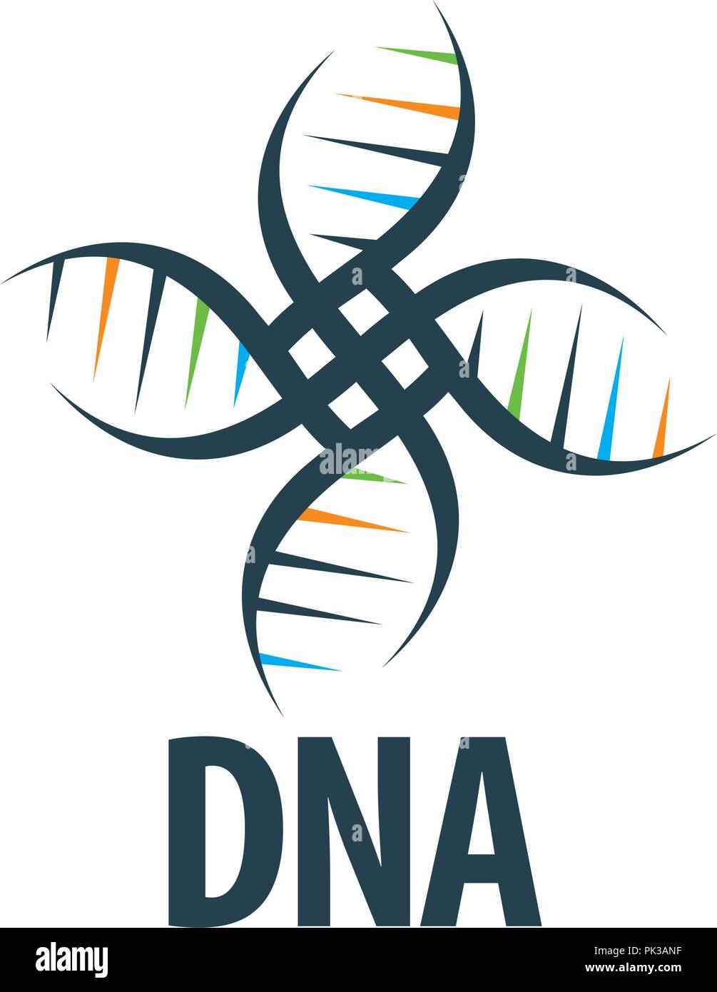 vector logo dna Stock Vector Image & Art - Alamy