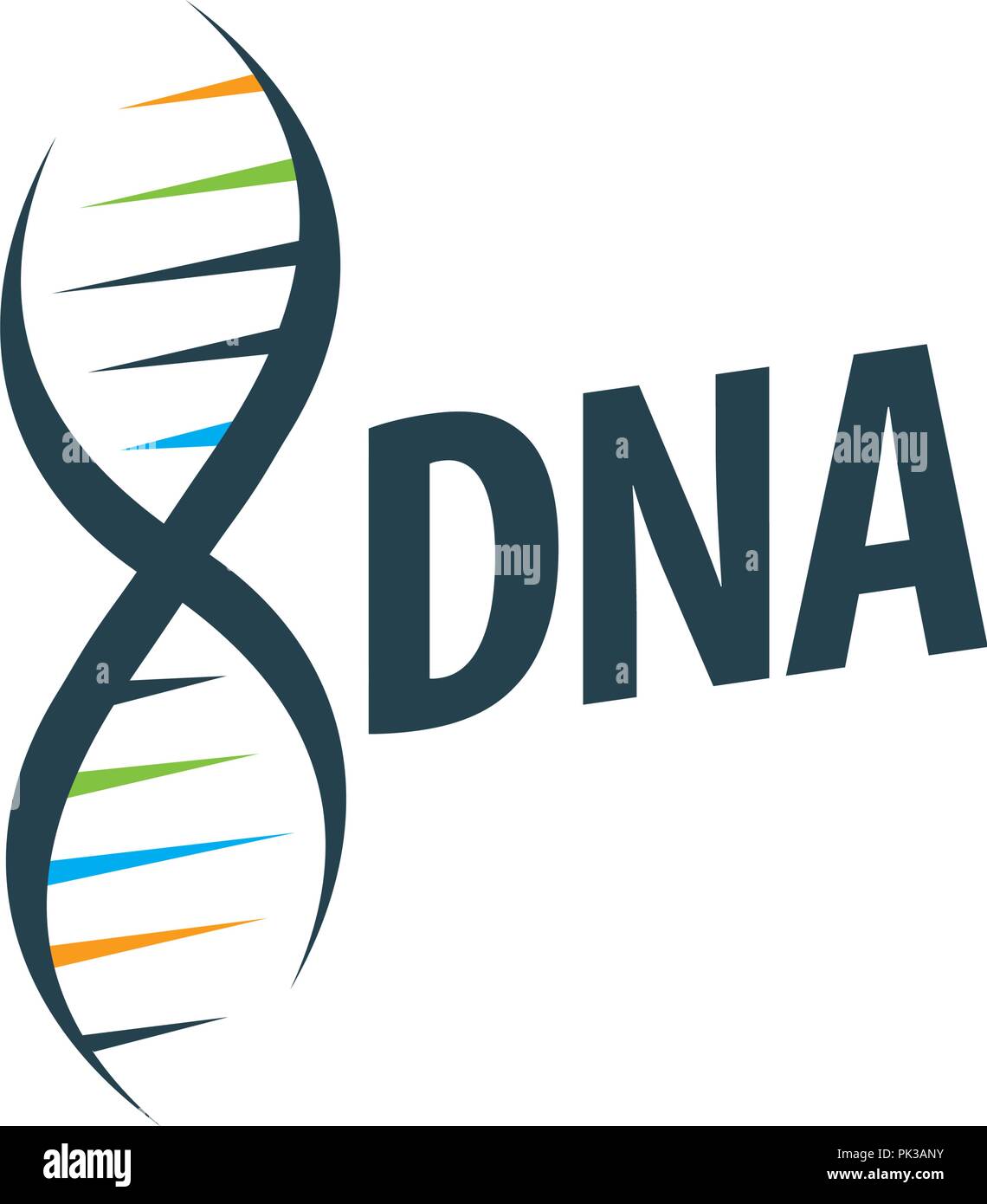 vector logo dna Stock Vector Image & Art - Alamy
