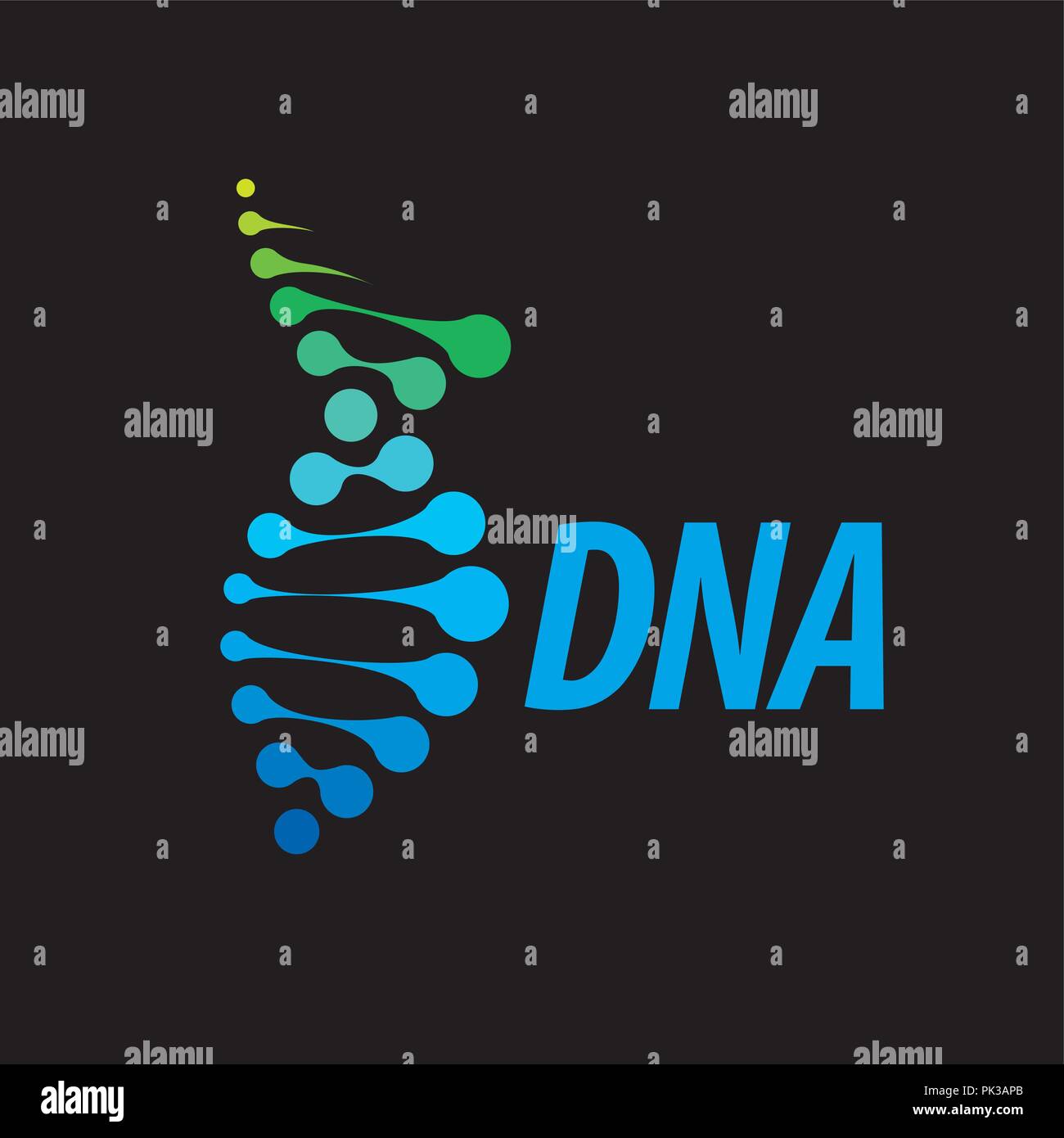vector logo dna Stock Vector Image & Art - Alamy