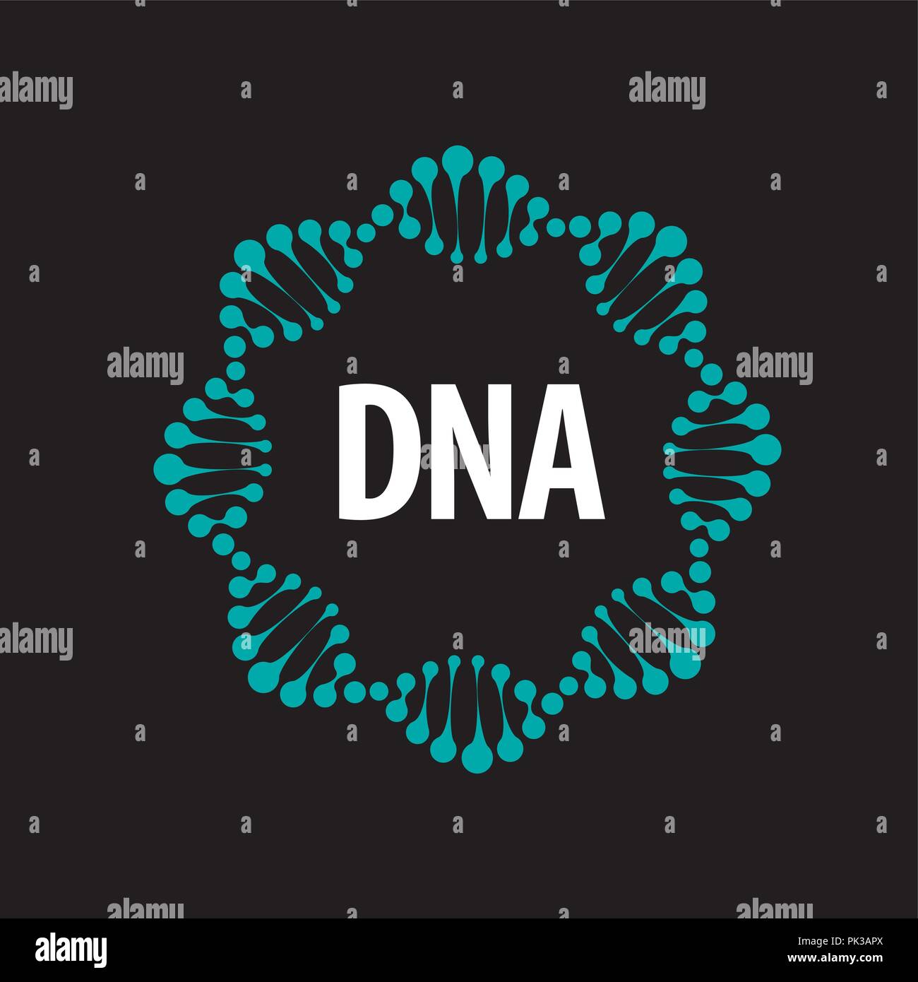vector logo dna Stock Vector Image & Art - Alamy