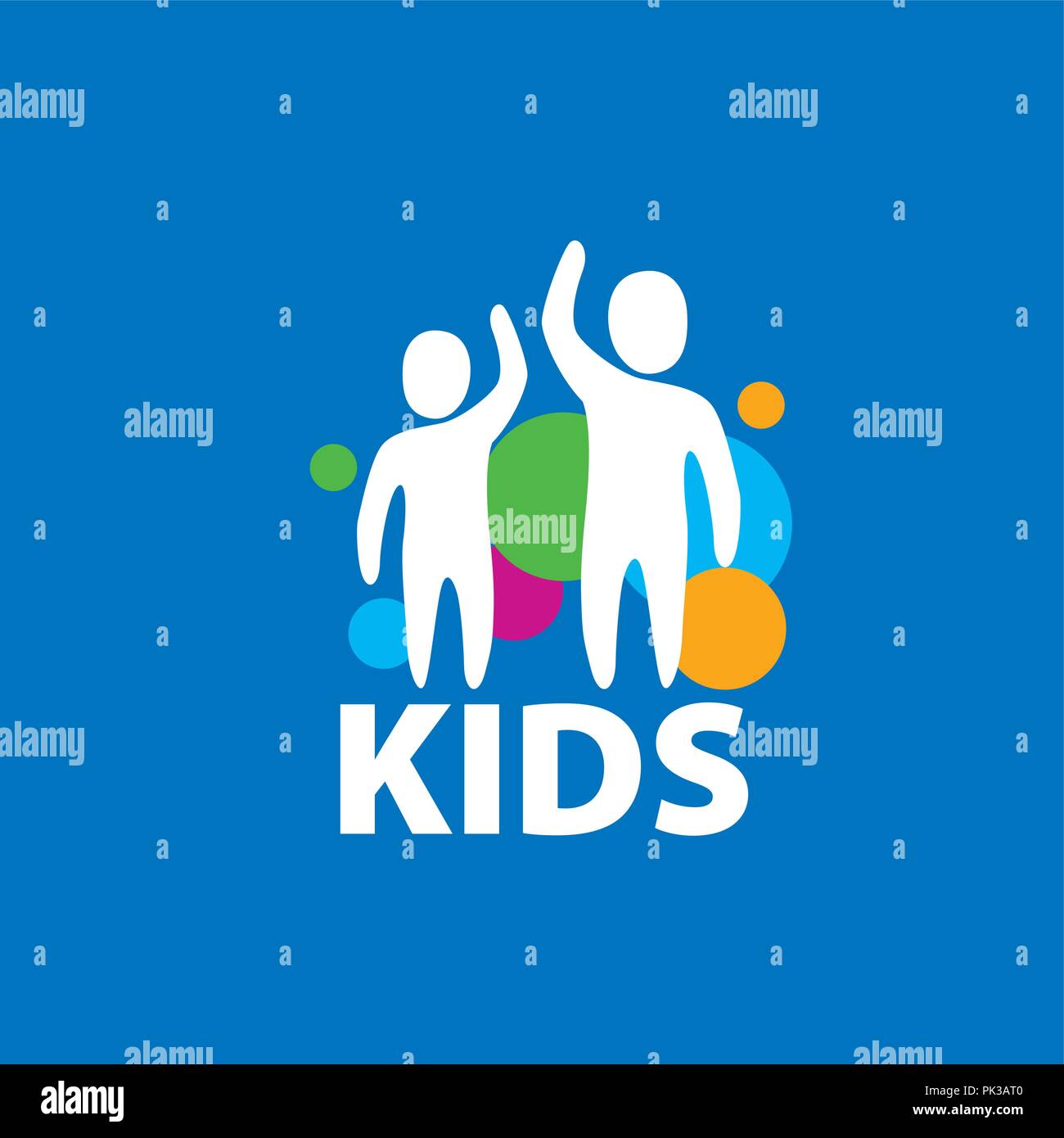 vector logo kids Stock Vector Image & Art - Alamy