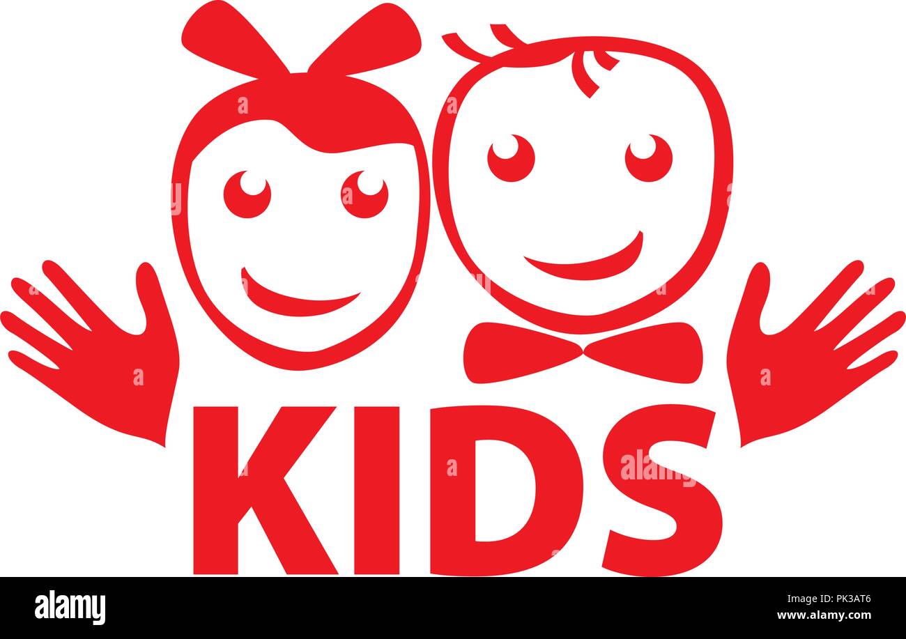 vector logo kids Stock Vector Image & Art - Alamy