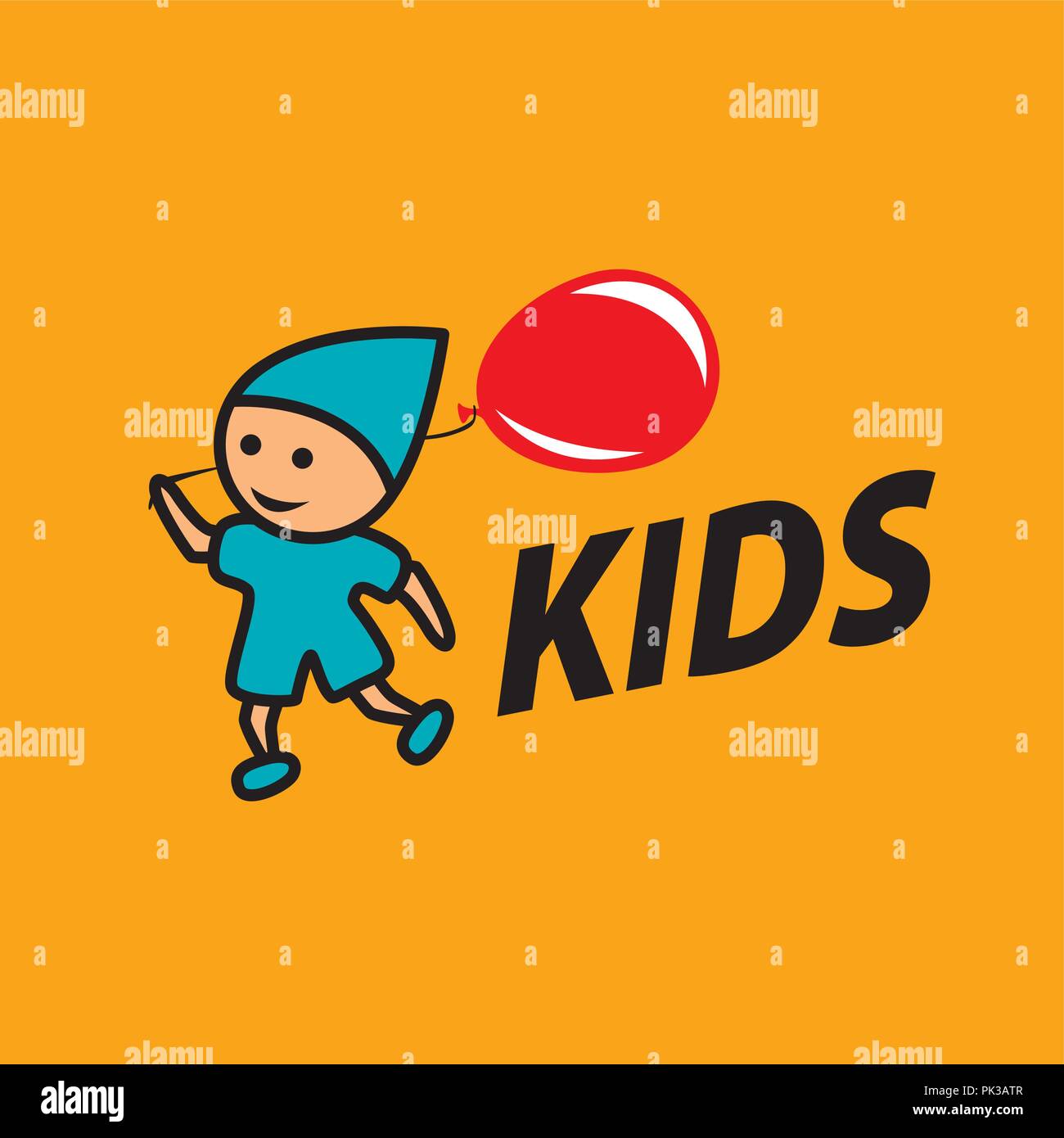 vector logo kids Stock Vector Image & Art - Alamy