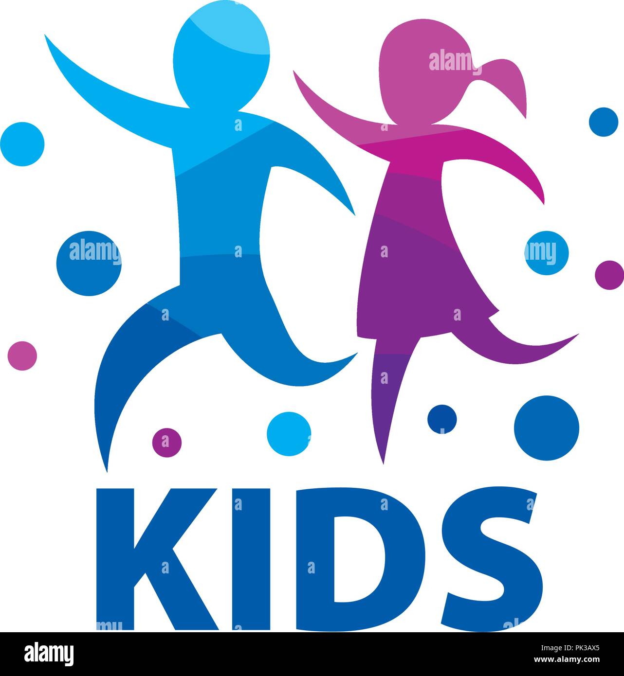 vector logo kids Stock Vector Image & Art - Alamy