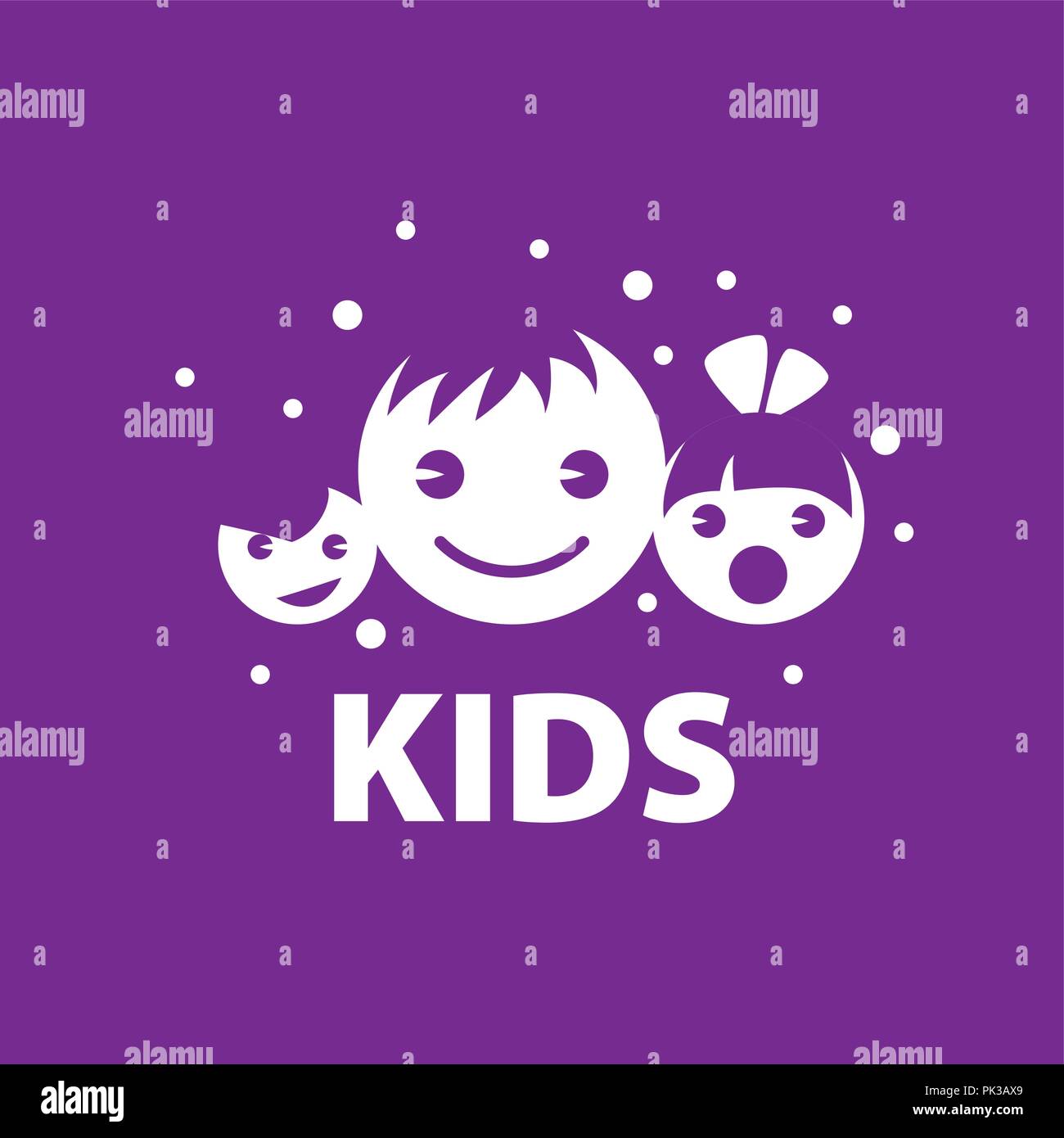 vector logo kids Stock Vector Image & Art - Alamy