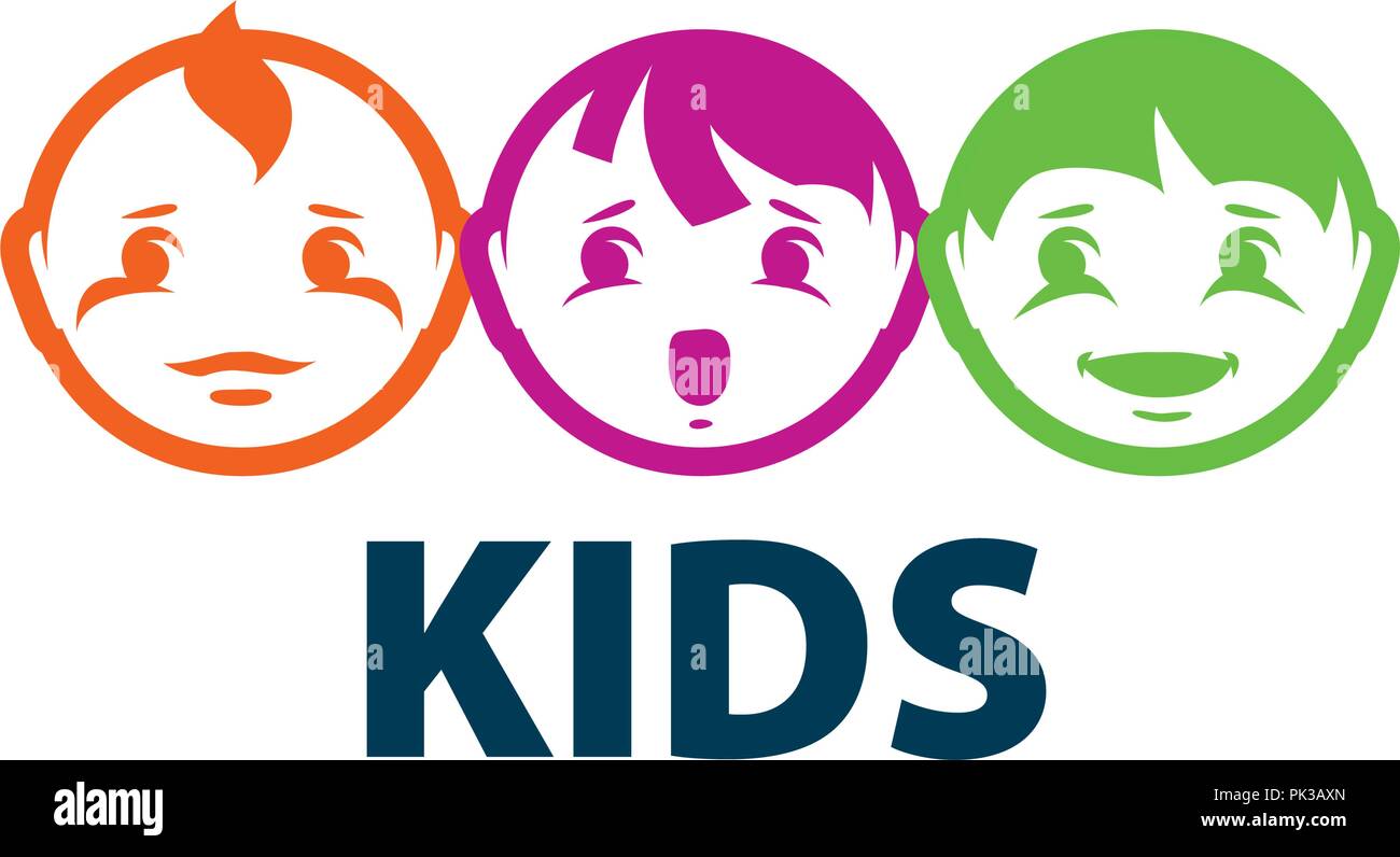 vector logo kids Stock Vector Image & Art - Alamy