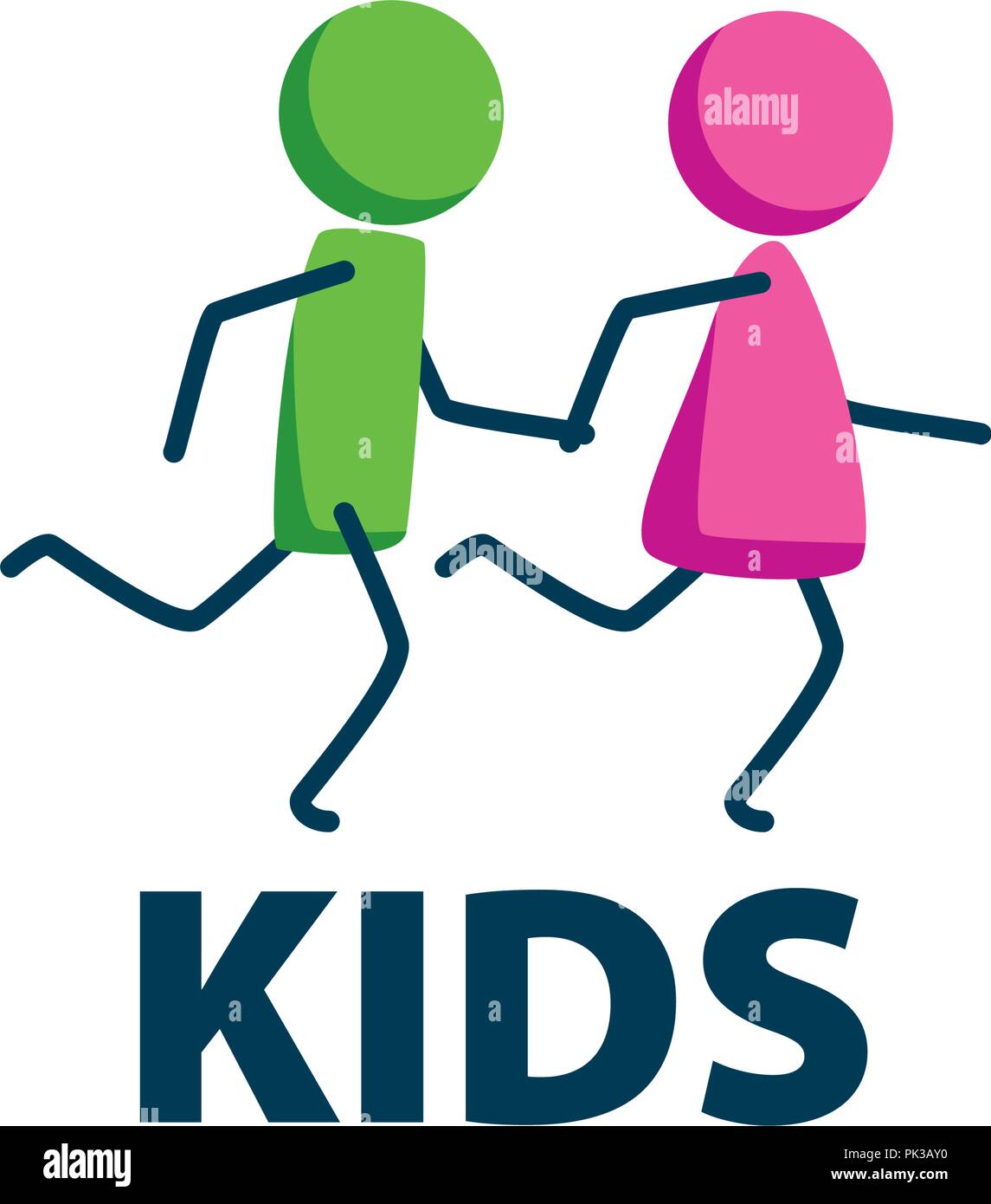 vector logo kids Stock Vector Image & Art - Alamy