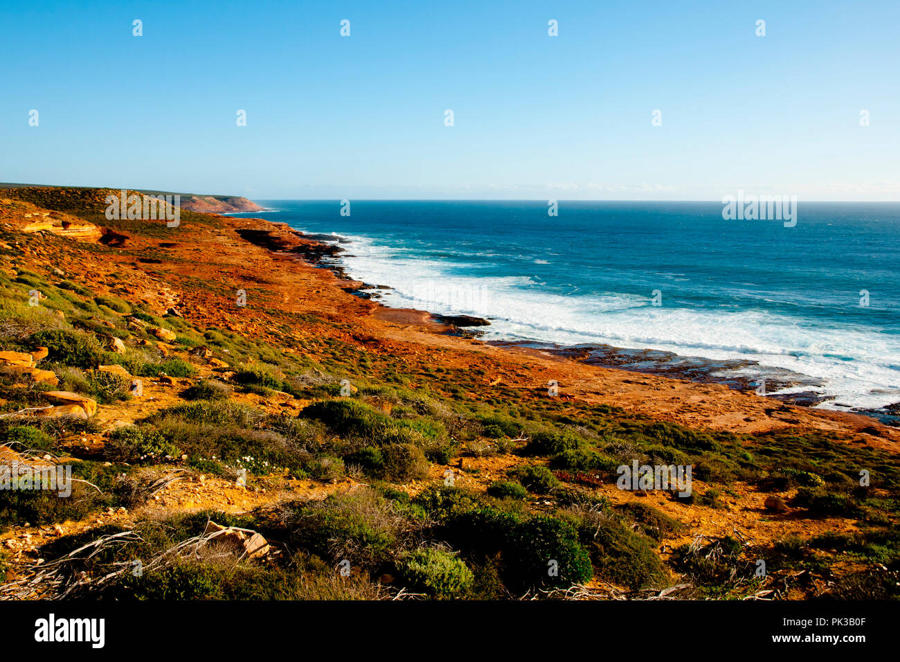 Red Bluff Sandstone - Kalbarri - Australia Stock Photo - Alamy