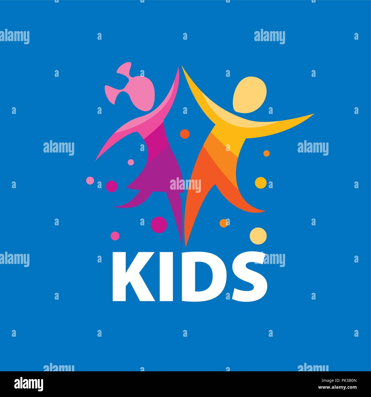 vector logo kids Stock Vector Image & Art - Alamy