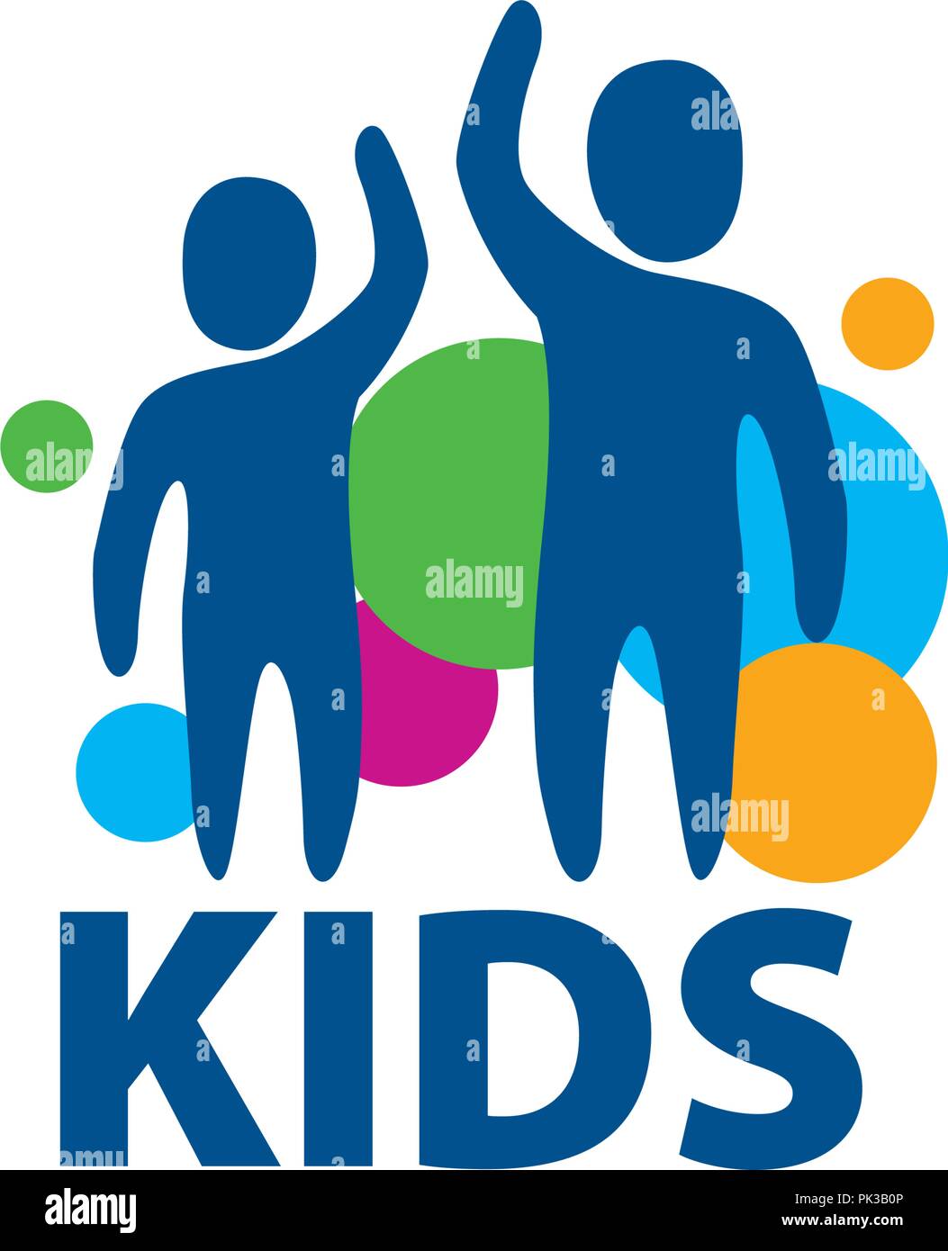 vector logo kids Stock Vector Image & Art - Alamy