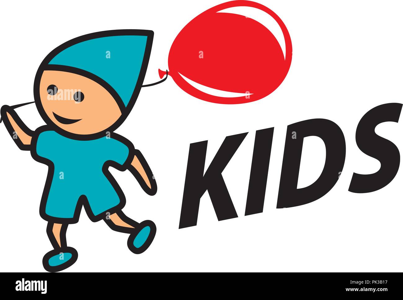 vector logo kids Stock Vector Image & Art - Alamy