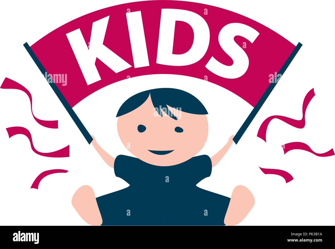 vector logo kids Stock Vector Image & Art - Alamy
