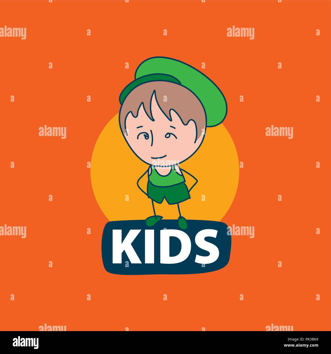 vector logo kids Stock Vector Image & Art - Alamy