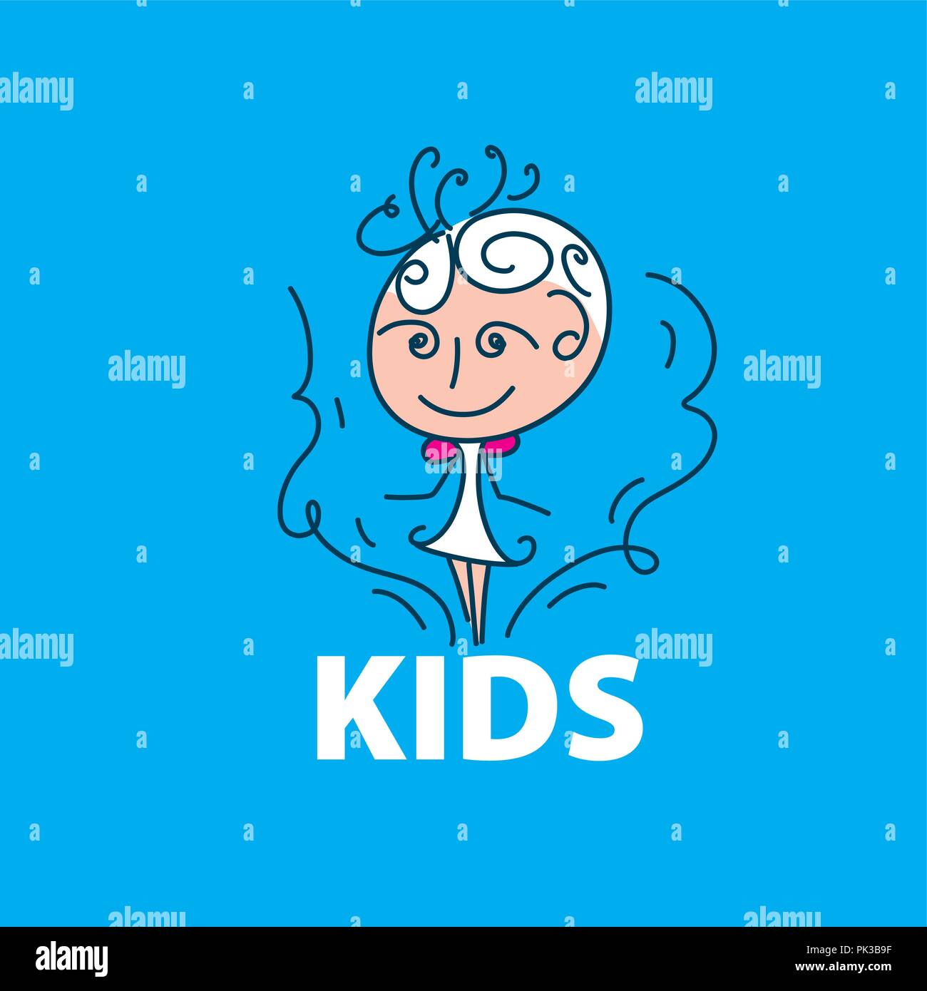 vector logo kids Stock Vector Image & Art - Alamy