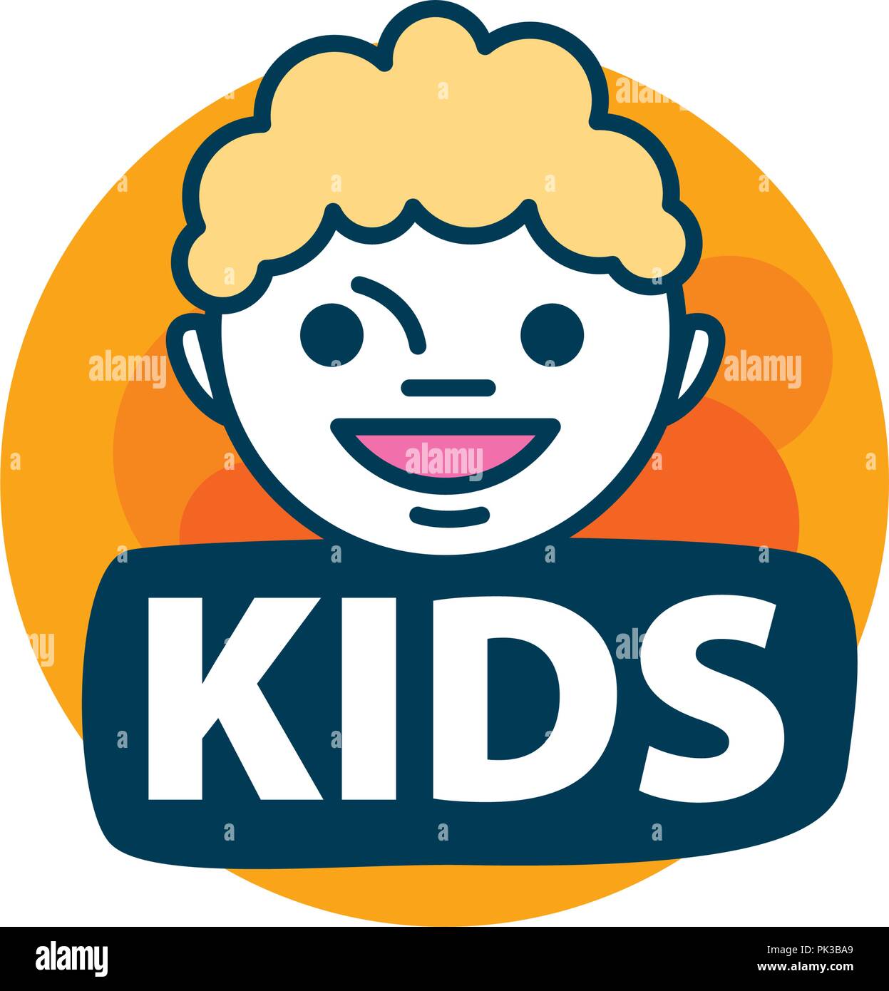 vector logo kids Stock Vector Image & Art - Alamy