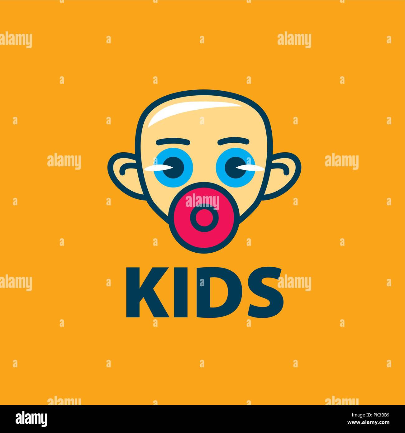 vector logo kids Stock Vector Image & Art - Alamy