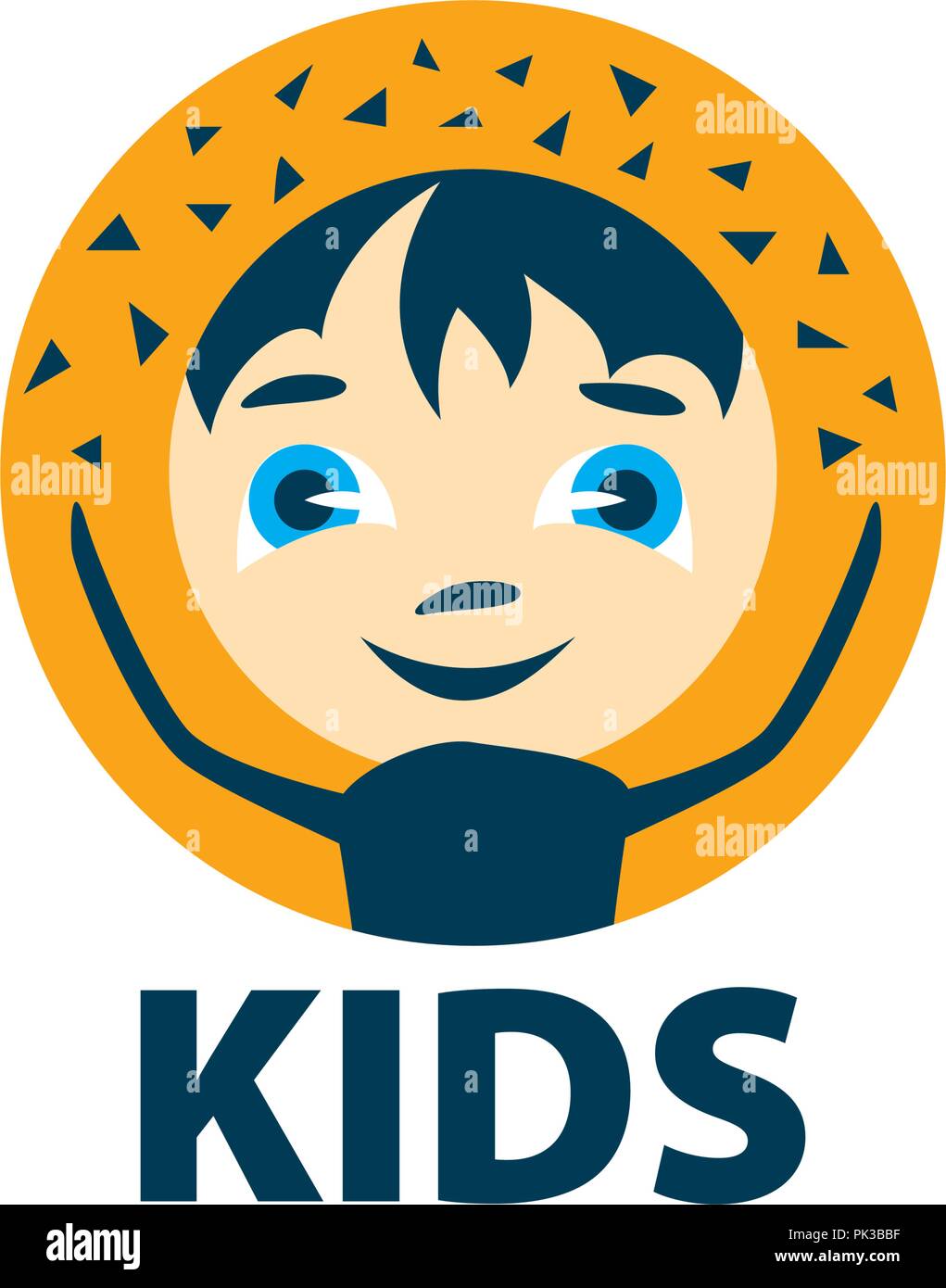 vector logo kids Stock Vector Image & Art - Alamy
