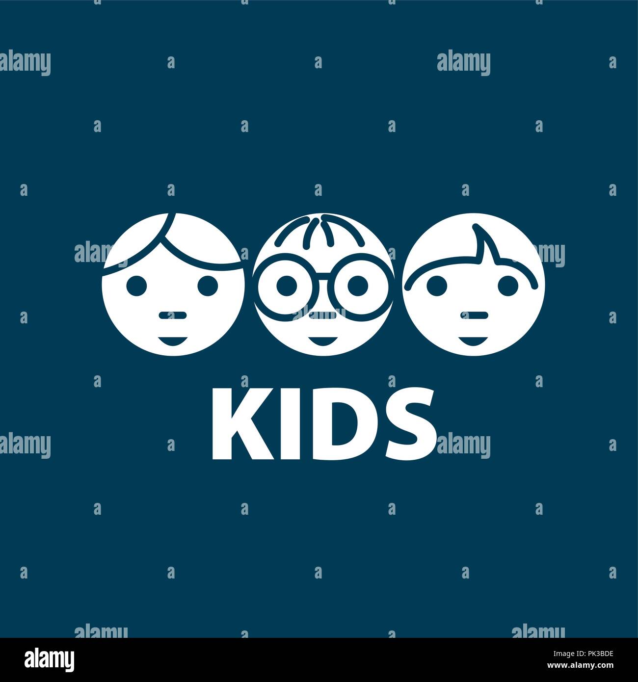 vector logo kids Stock Vector Image & Art - Alamy
