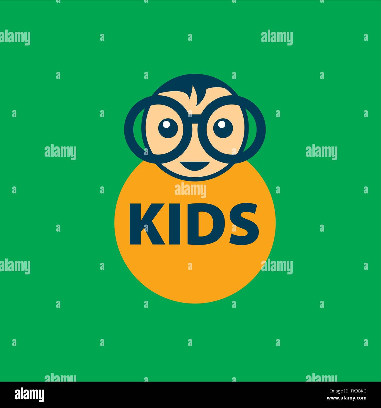 vector logo kids Stock Vector Image & Art - Alamy