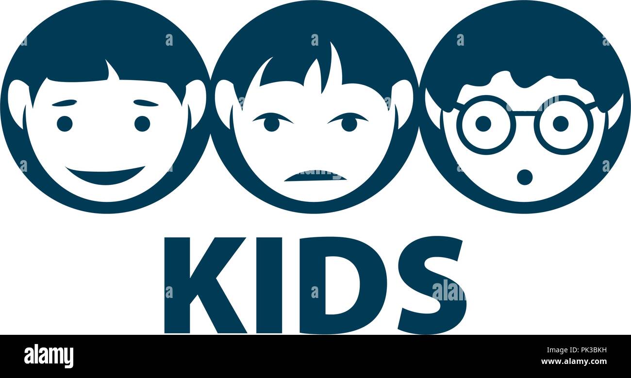 vector logo kids Stock Vector Image & Art - Alamy
